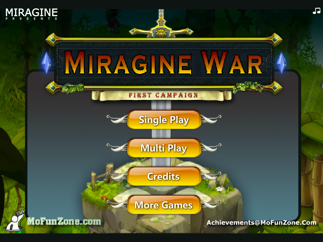 Game Miragine War — play online free