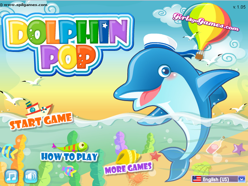 Game Dolphin Pop — play online free