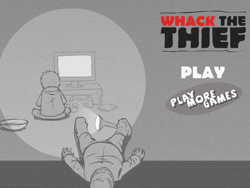 Game Whack the Thief — play online free