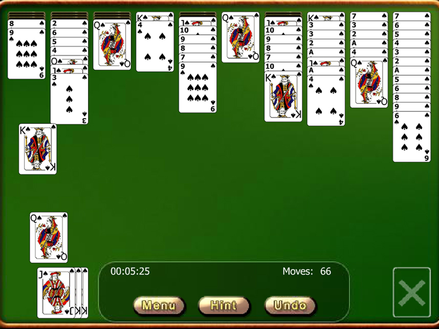 Game Golden Solitaire Spider — play online free
