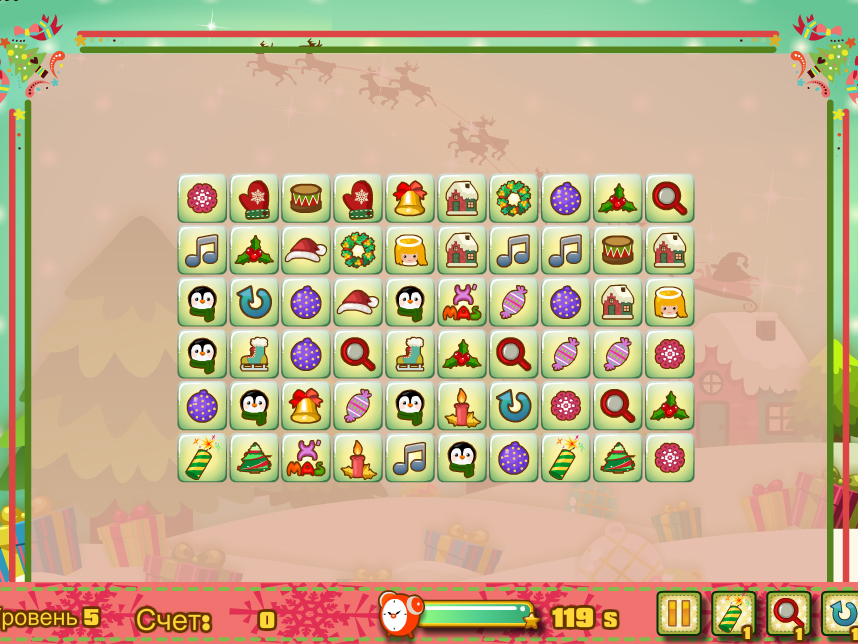 Game Christmas Mahjong Connect Pairs — play online free