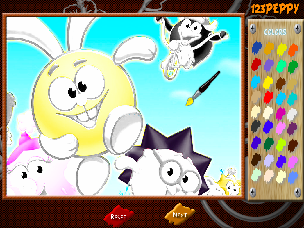 Game Gogoriki: Coloring Page — play online free