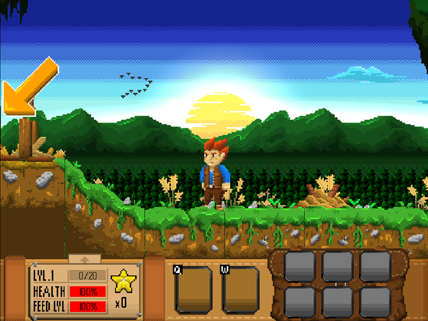 Game Alone Zombiewoods — play online free