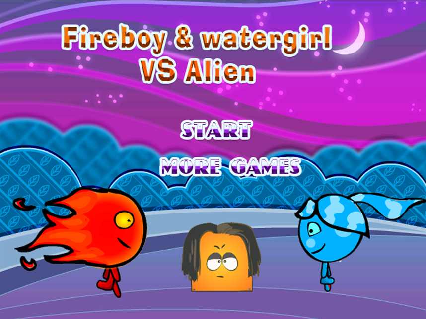 Game Fireboy Water Girl VS Alien — play online free