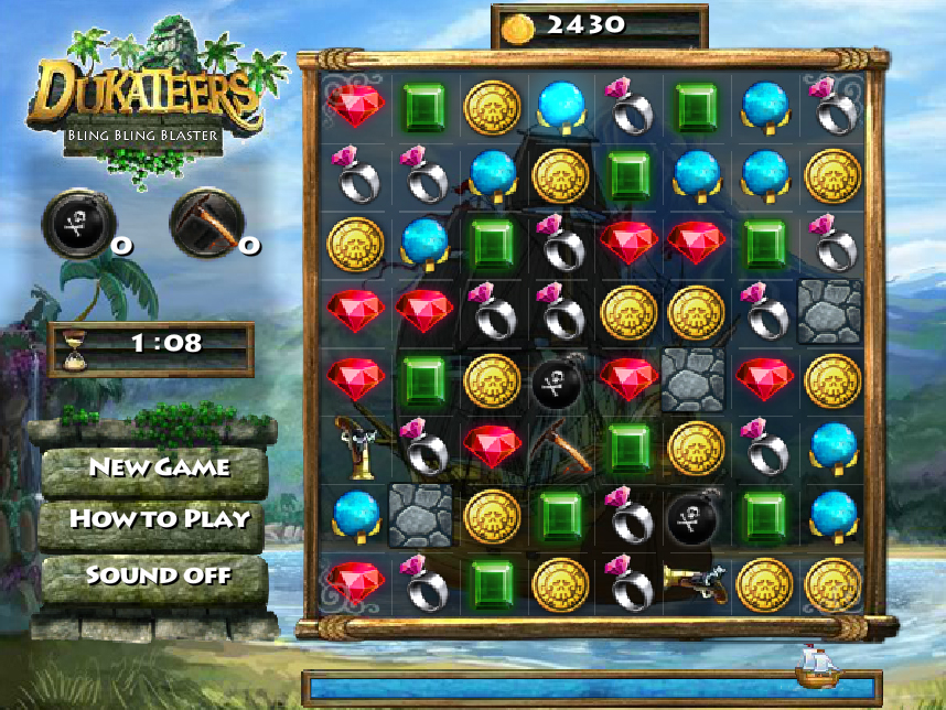 Game Dukateers: Bling Bling Blaster — play online free