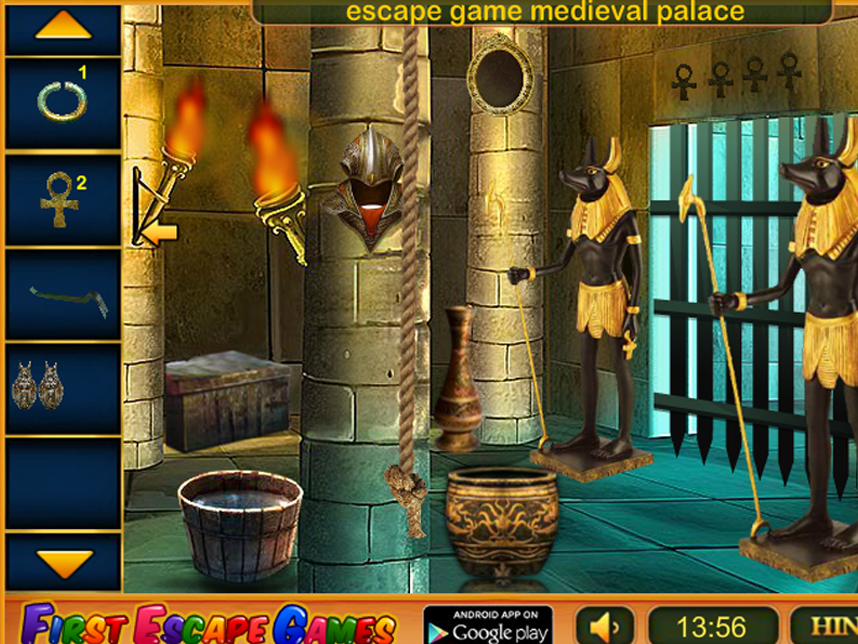 Game Ancient Egyptian Temple Escape — play online free