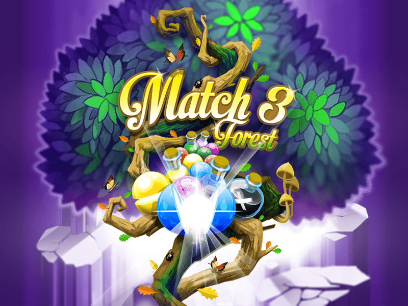 Game Match 3: Forest — play online free