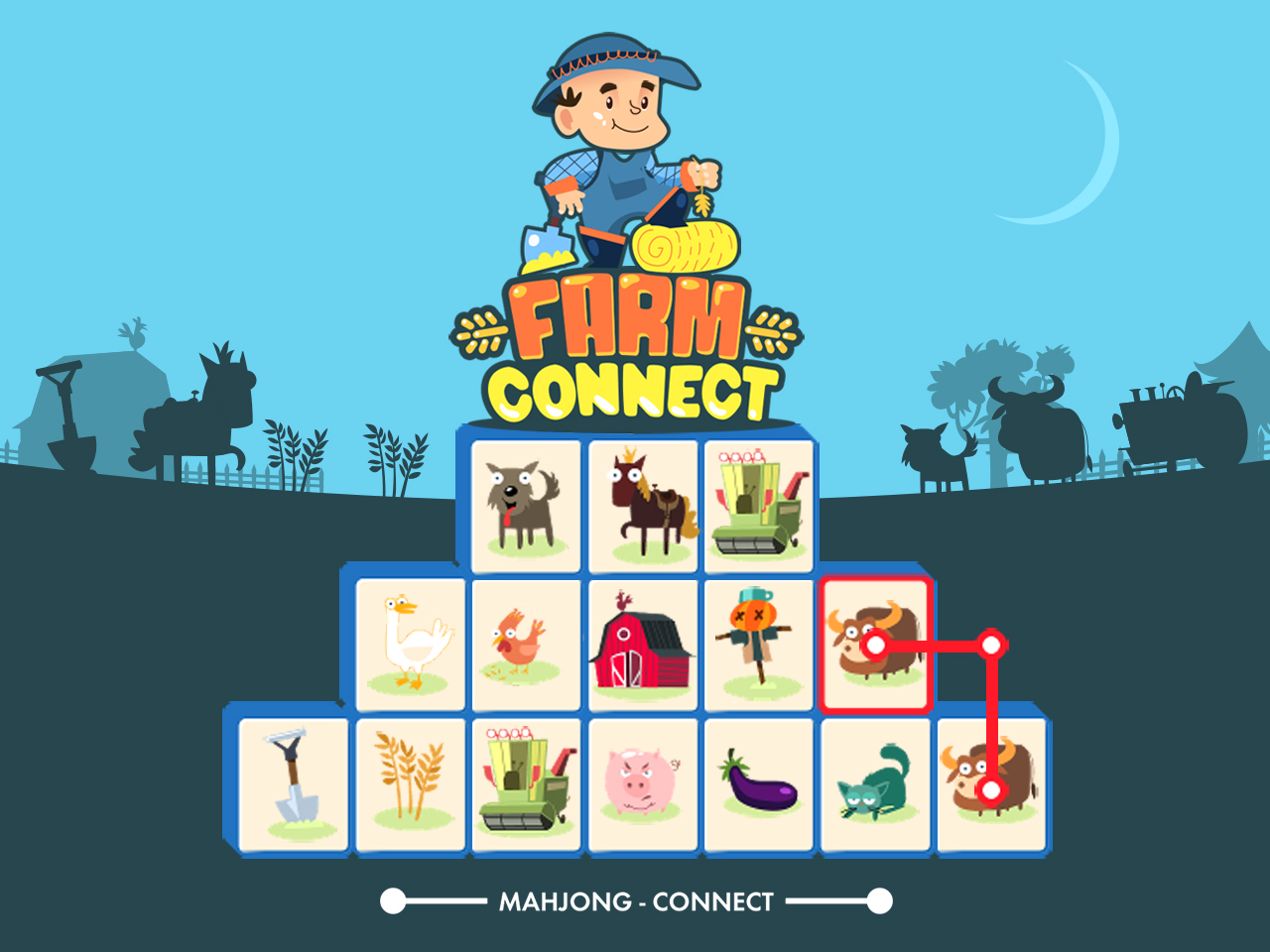 Game Farm Connect: Mahjong Connect — play online free