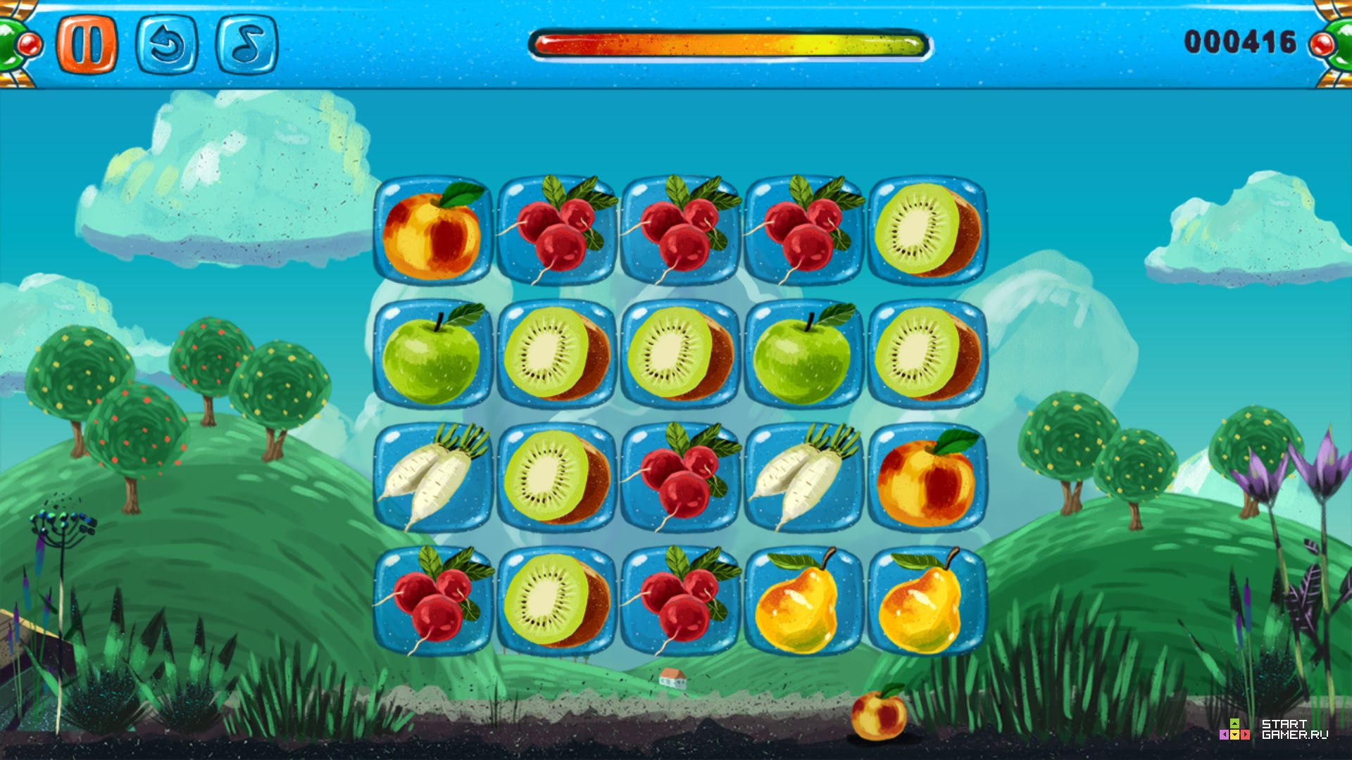 Game Fruit Connect 2 — play online free