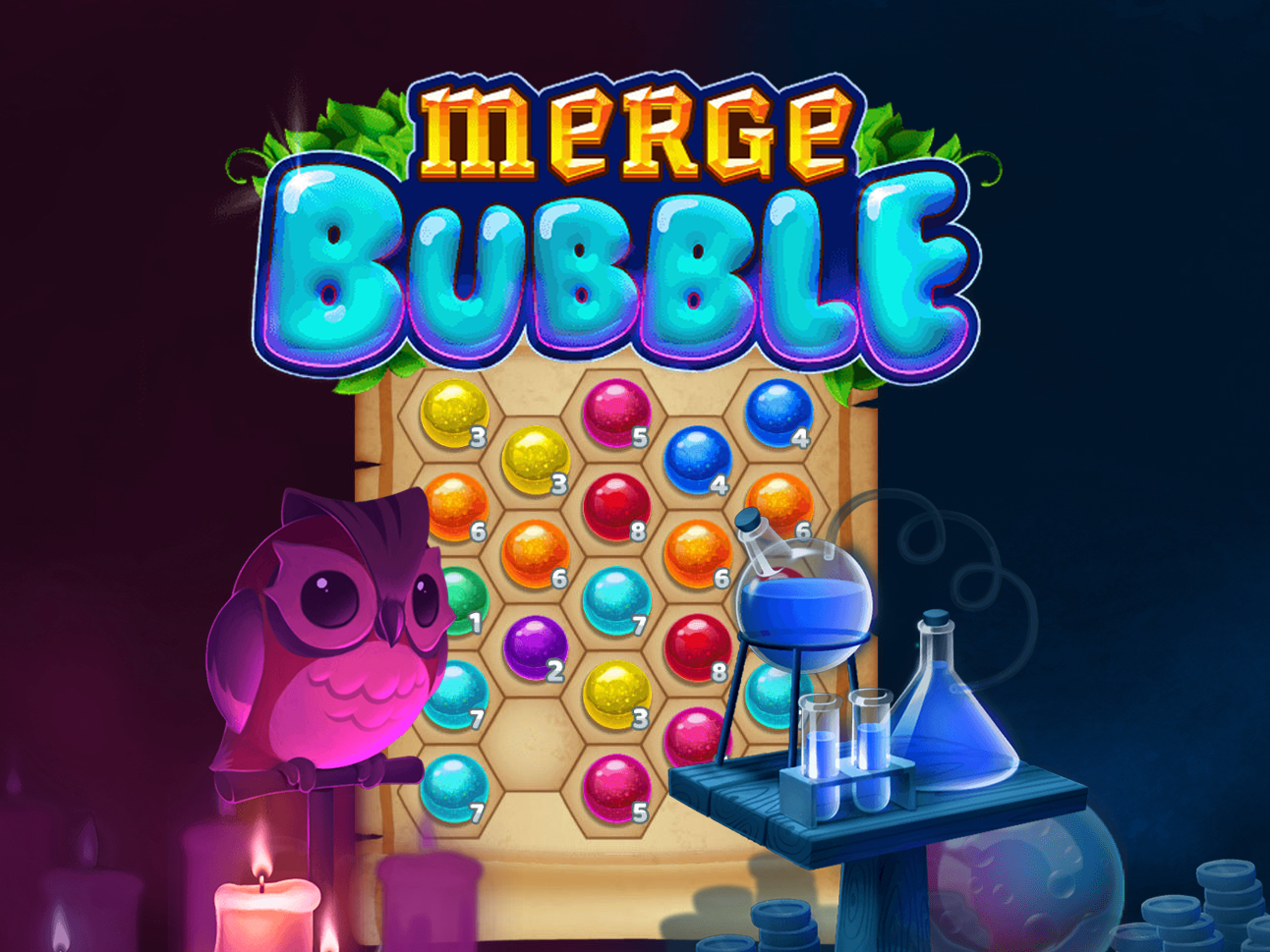 Game Merge Bubble — play online free
