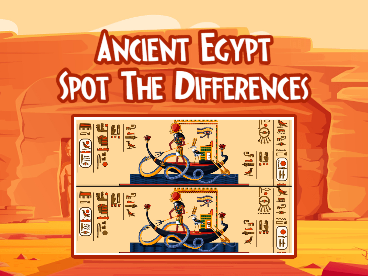 Game Ancient Egypt - Spot The Differences — play online free