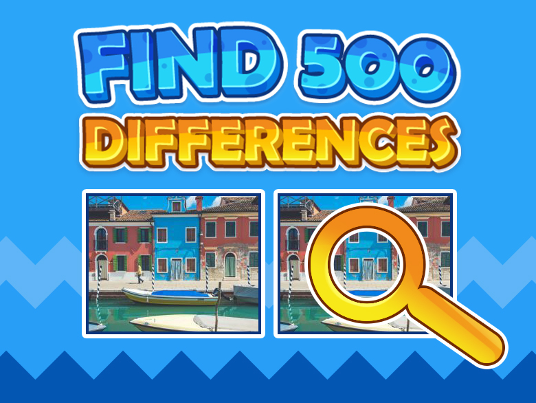 Game Find 500 Differences — play online free