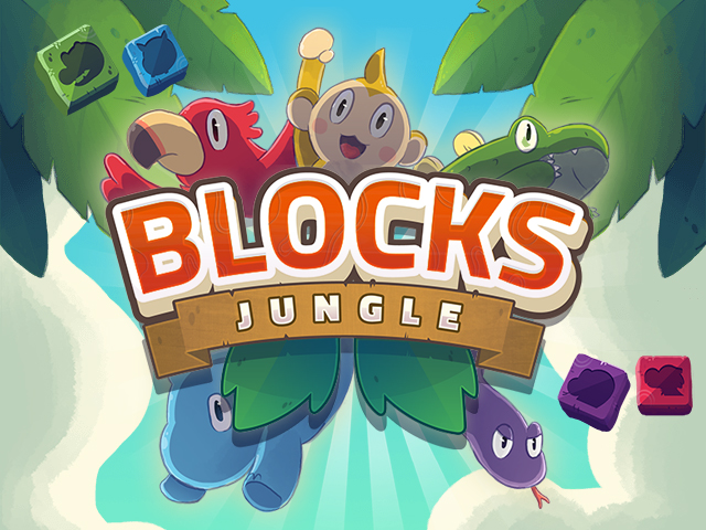 Game Blocks Jungle — play online free
