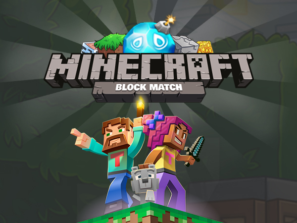 Game Minecraft Block Match — play online free