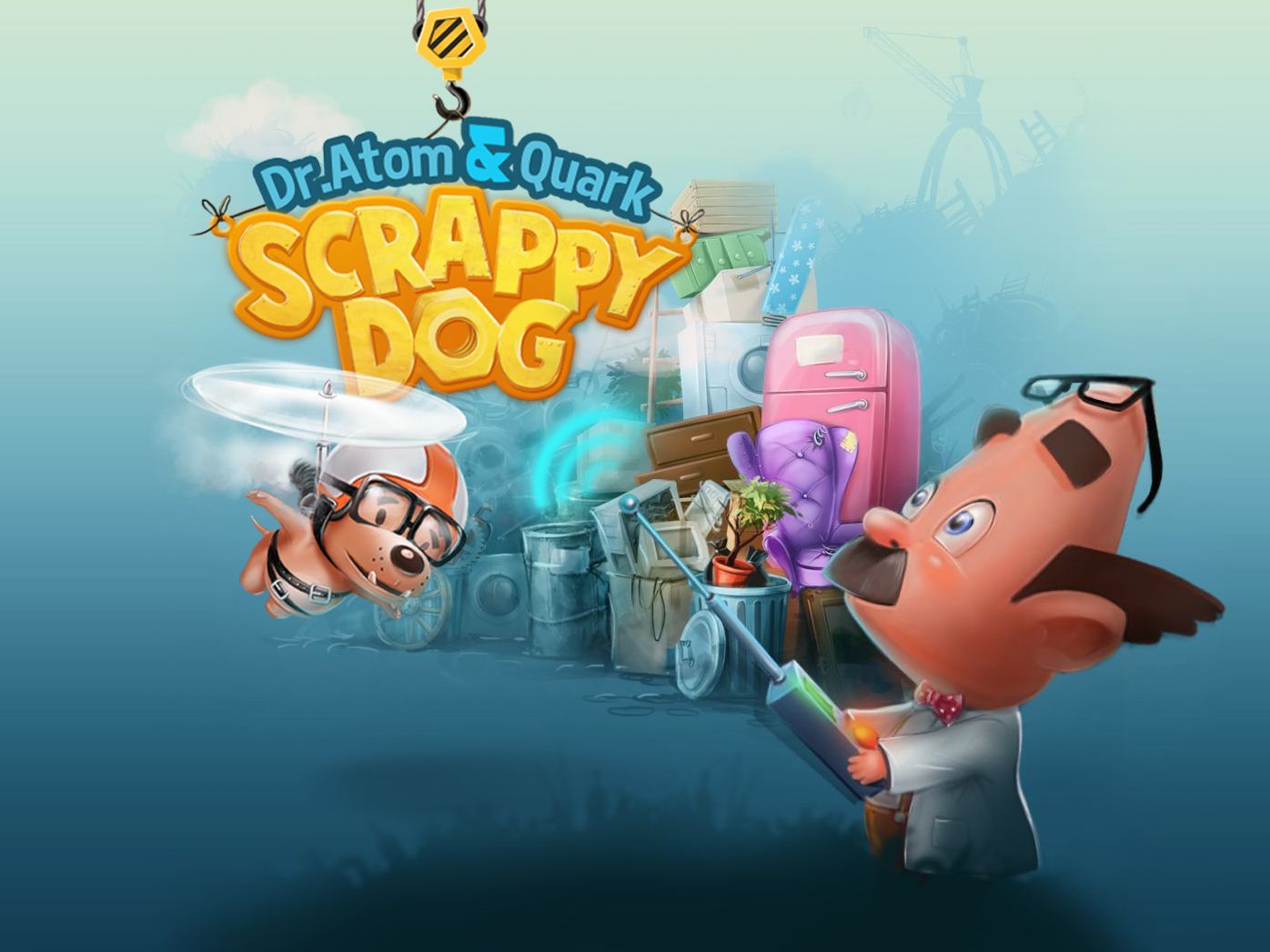 Game Atom & Quark: Scrappy Dog — play online free