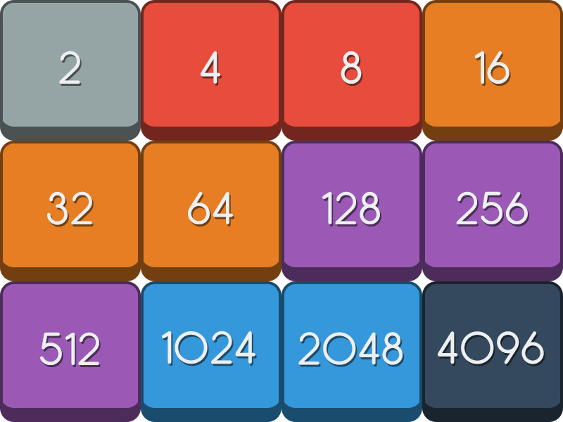Game Get 4096 — play online free