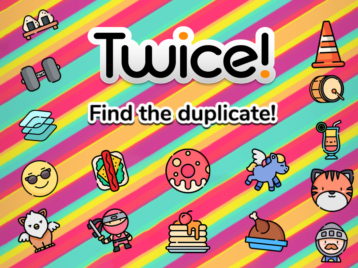 Game Twice! Find the Duplicate — play online free