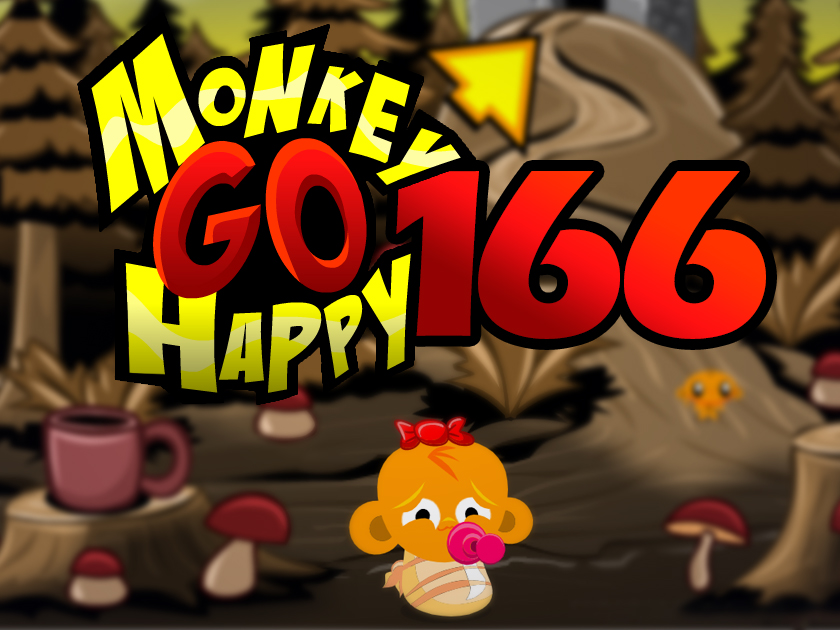 Game Monkey GO Happy 166 — play online free