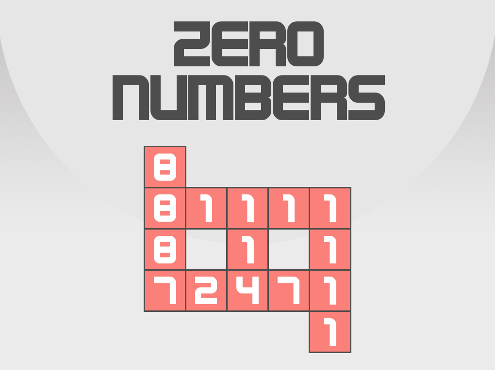 Game Zero Numbers — play online free