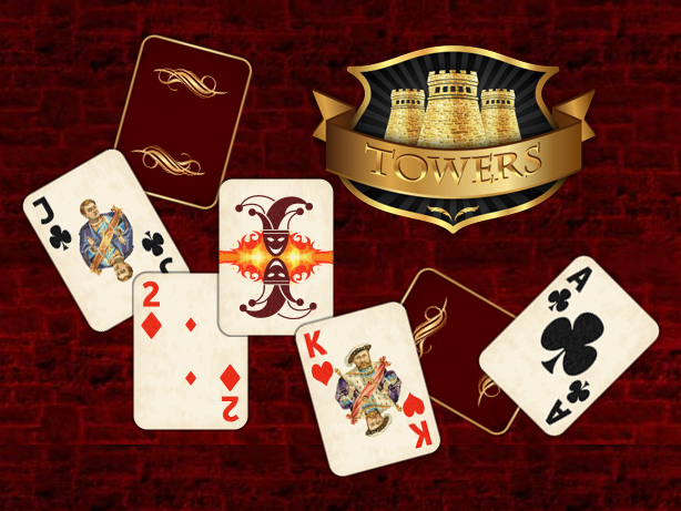 Game Towers Tri Peaks Solitaire — play online free