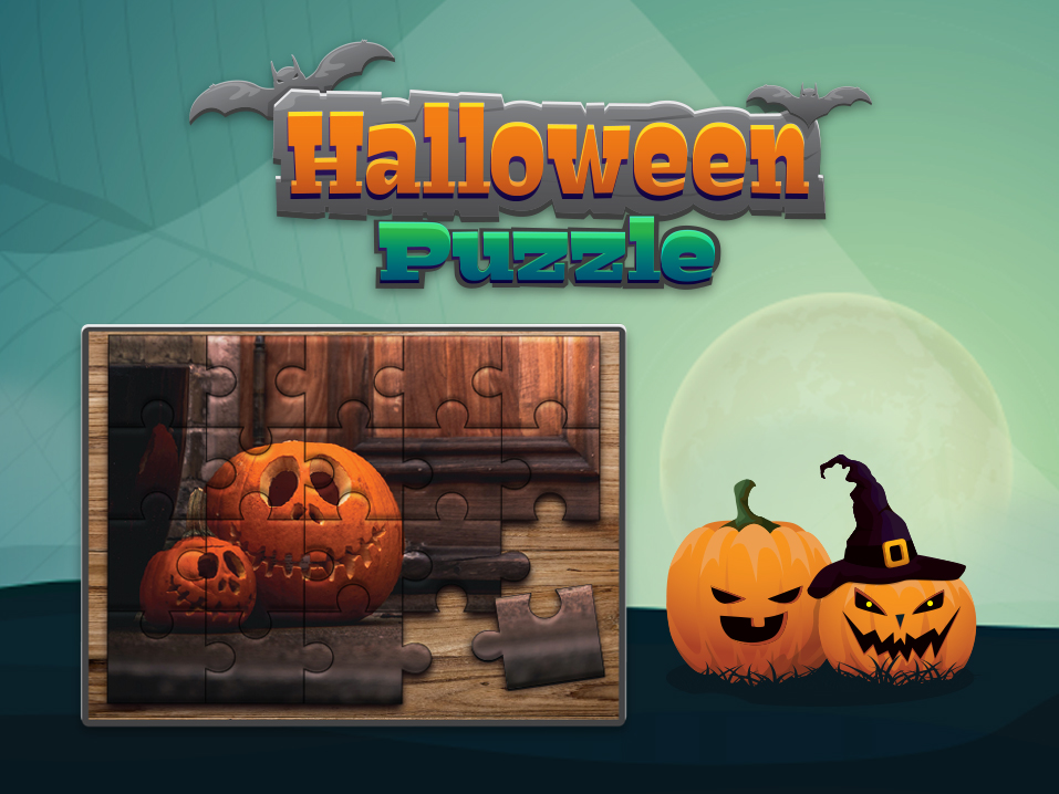 Game Halloween Puzzle — play online free