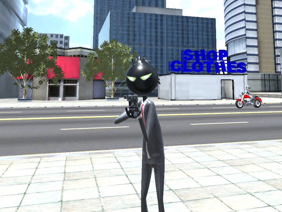 Game Amazing Crime Strange Stickman — play online free