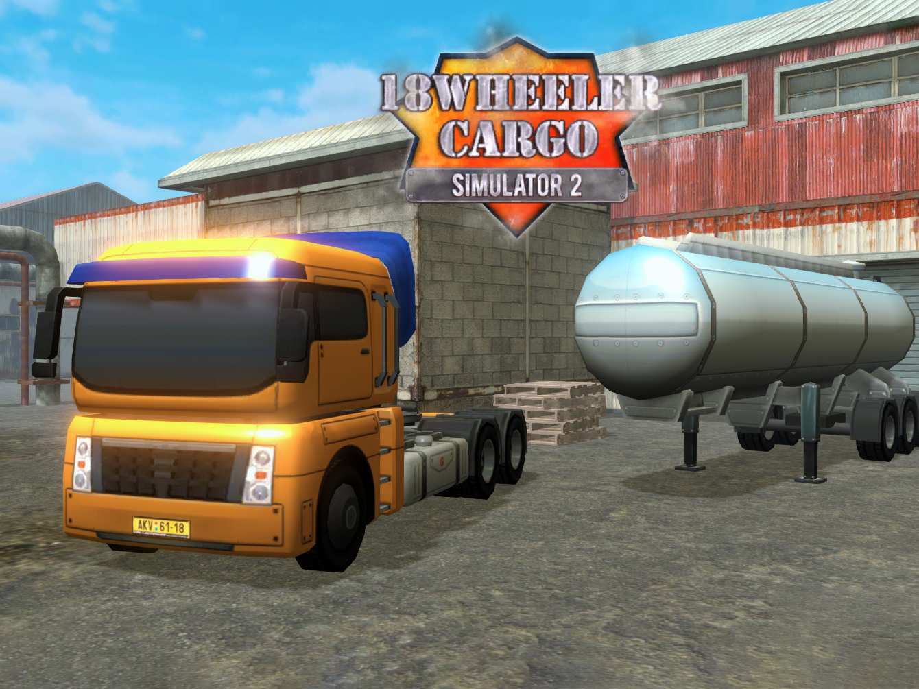 Game 18 Wheeler Cargo Simulator 2 — play online free