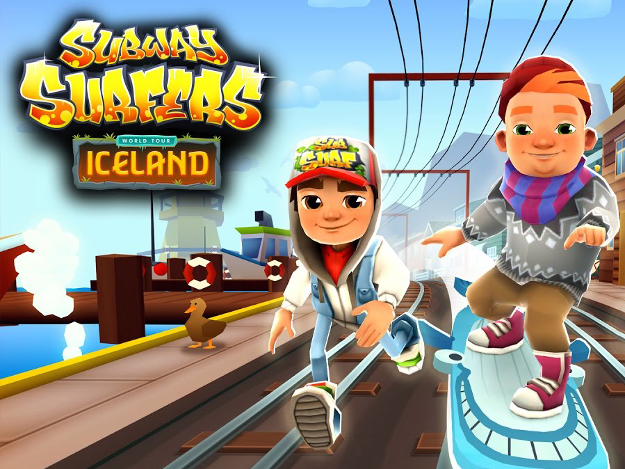 Game Subway Surfers: World Tour Iceland — play online free