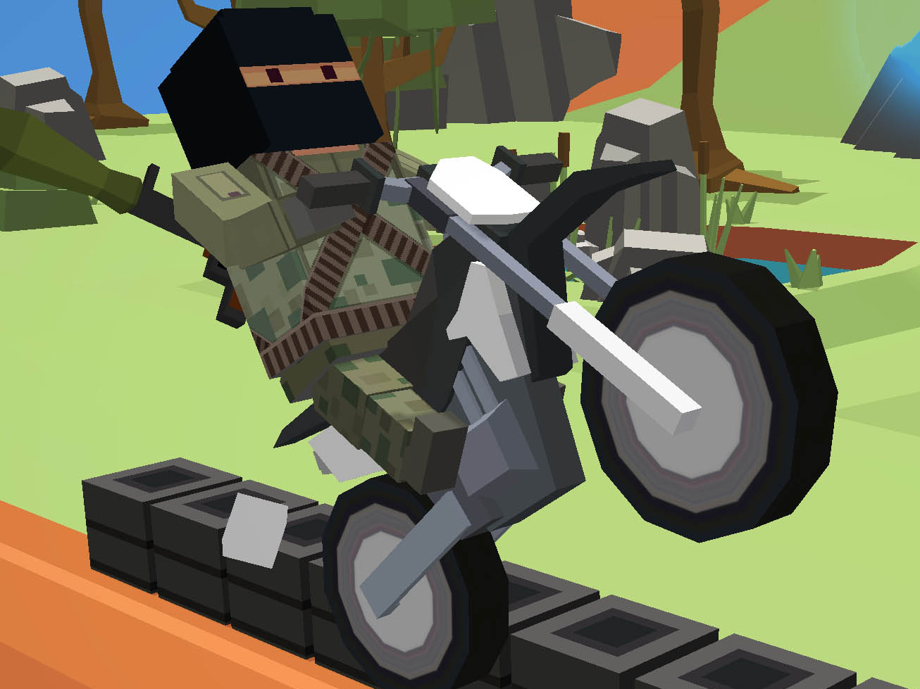 Game Blocky Trials — play online free