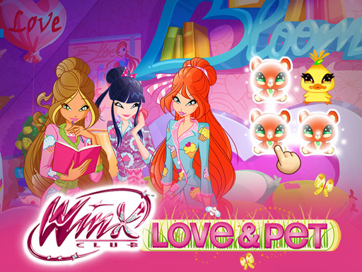 Game Winx Club: Love and Pet — play online free