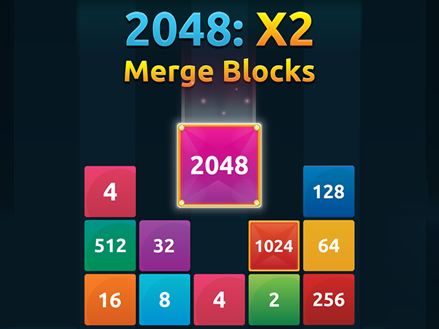 Game 2048:X2 Merge Blocks — play online free