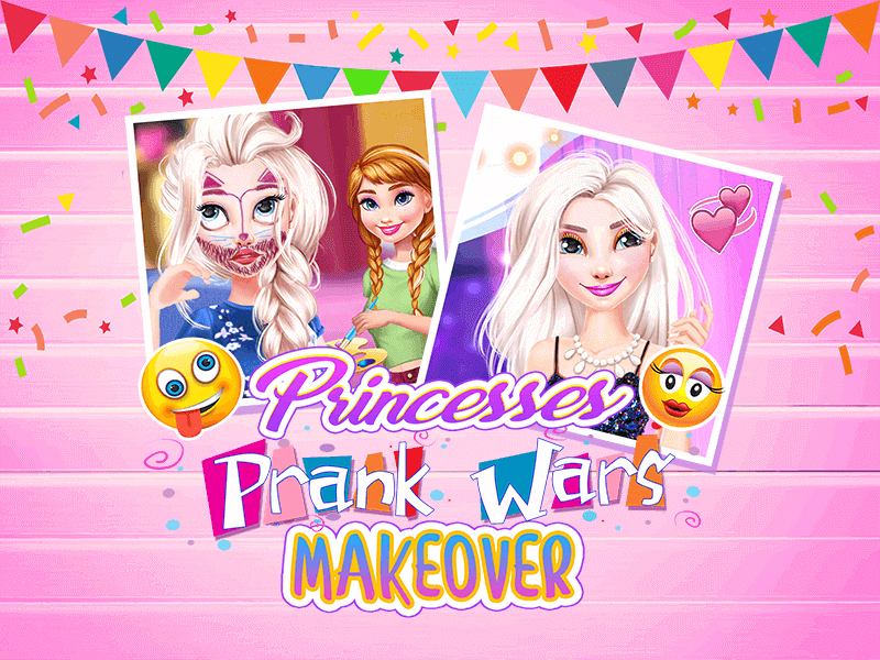 Game Princess Prank Wars Makeover — play online free
