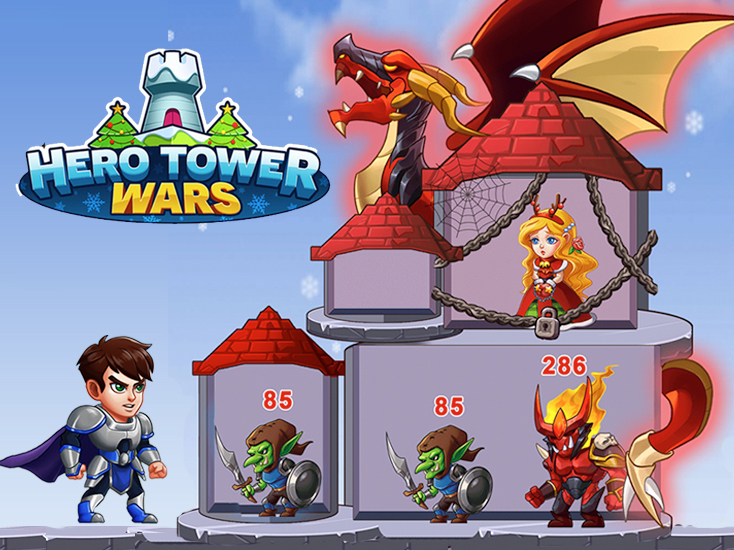 Game Hero Tower Wars — play online free