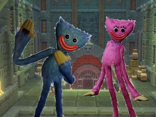 Game Huggy Rescue Parkour — play online free