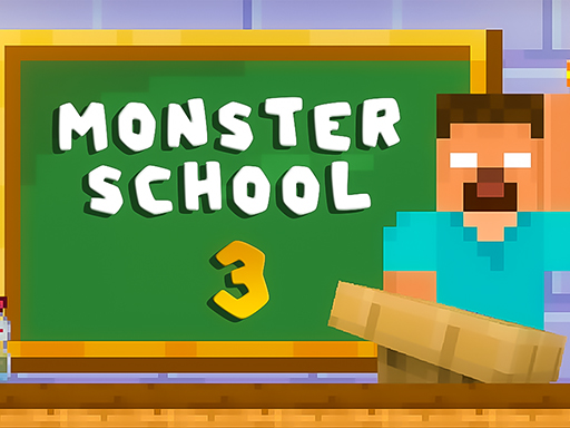 Game Monster School Challenge 3 — play online free