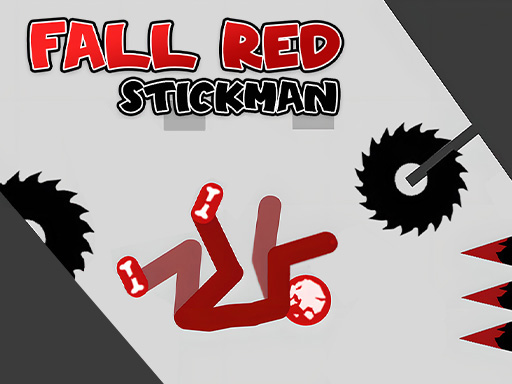 Game Fall Red Stickman — play online free