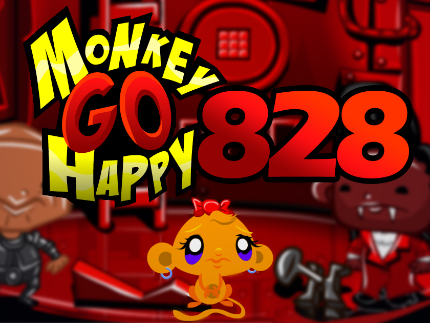 Game Monkey GO Happy Stage 828: Red Monkey Dwarf Theme — play online free