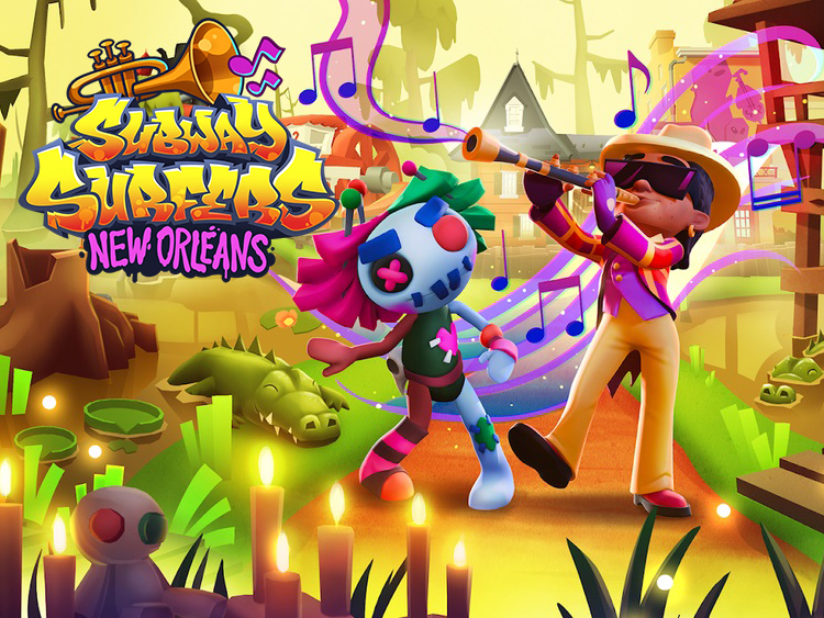 Game Subway Surfers World Tour: New Orleans 2024 — play online free